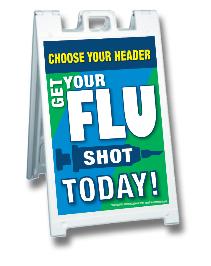 Flu Shot Signage